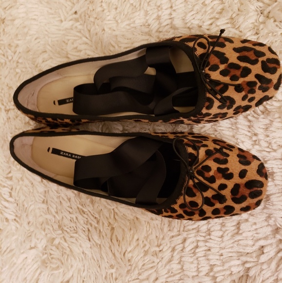 Zara | Shoes | Zara Leopard Ballerina Shoes | Poshmark
